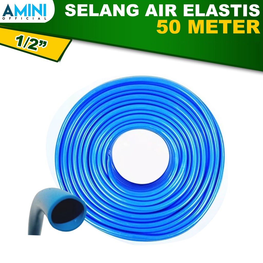 Jual SELANG 50 METER / SELANG AIR 1/2 INCH / SELANG ELASTIS HIGH QUALITY | Shopee Indonesia