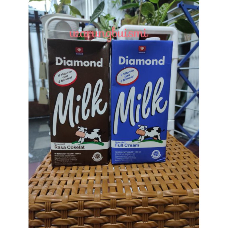 Jual Susu Diamond UHT 1LITER/ DIAMOND MILK UHT 1000ml | Shopee Indonesia