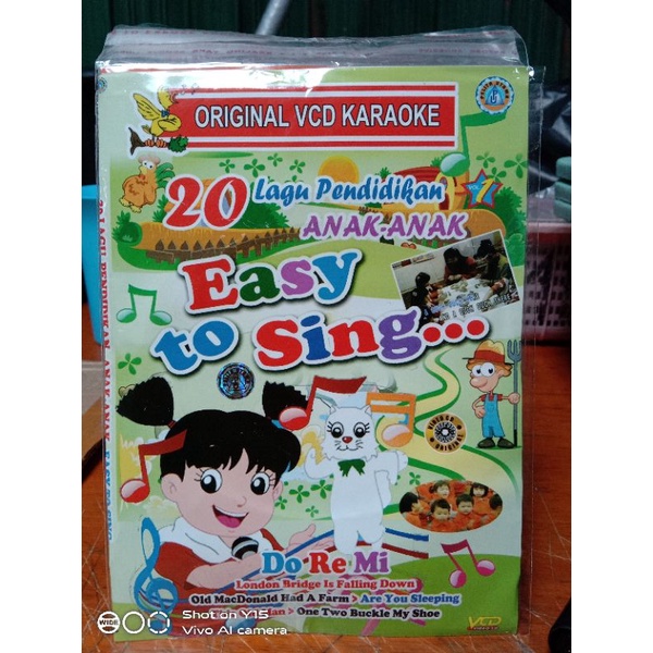 Jual Kaset Vcd Original 20 lagu pendidikan anak- anak easy to sing | Shopee Indonesia