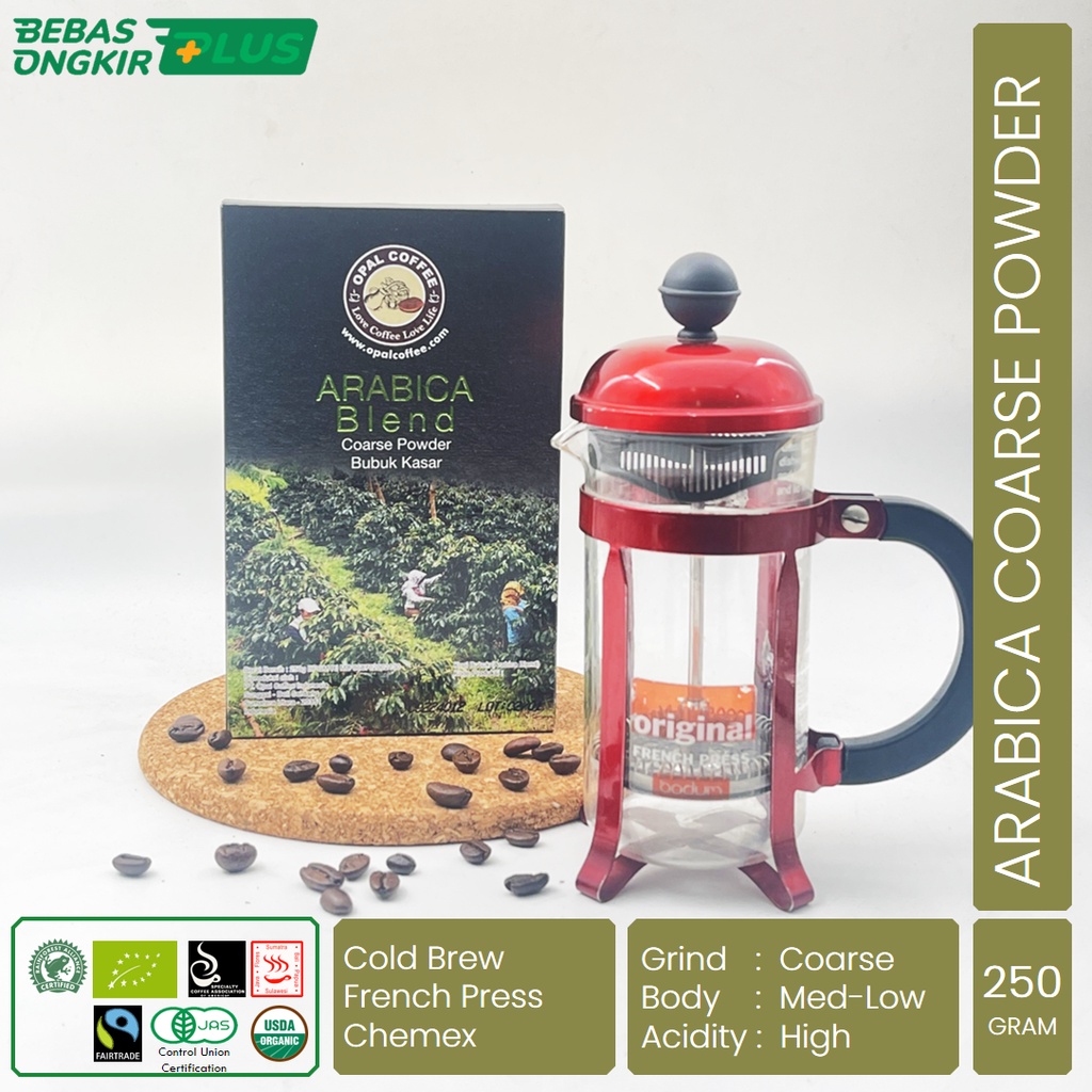 Jual Coarse Powder Arabica Blend 250g | Shopee Indonesia