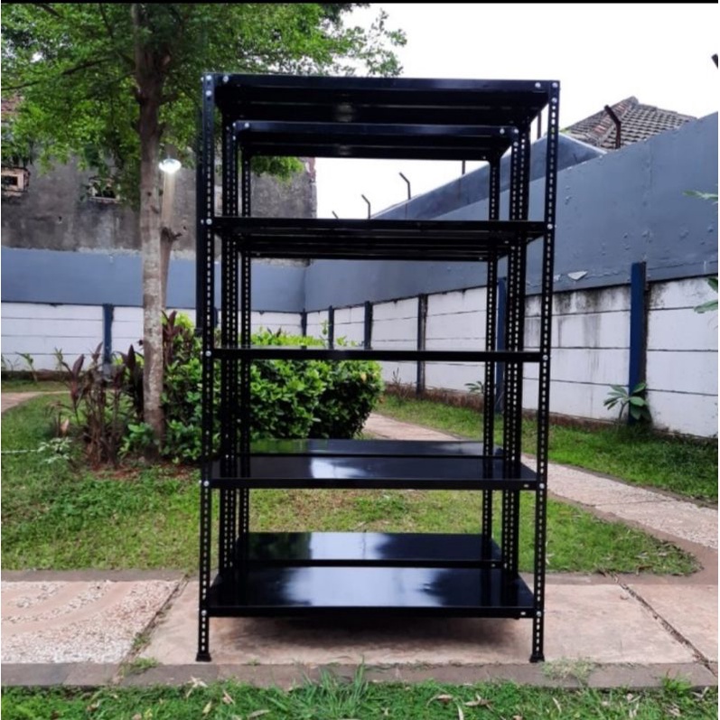 Jual Rak Gudang Barang / Rak Besi Siku Multifungsi / Rak Serbaguna 5 ...