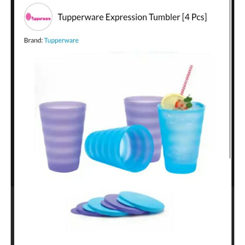 Jual Tupperware Expression Tumbler ( 4 ) | Shopee Indonesia