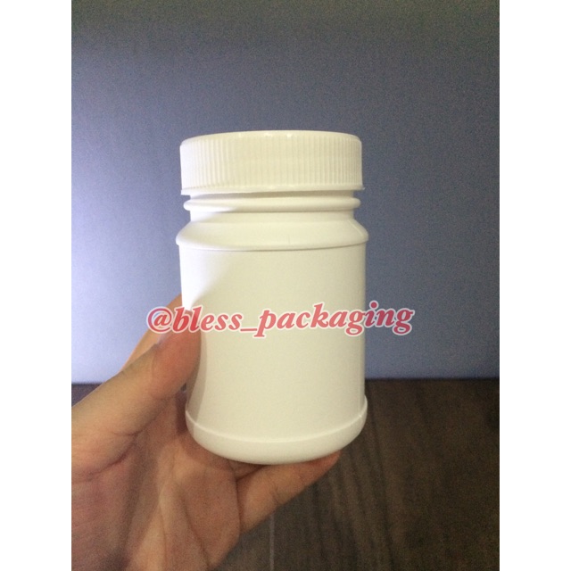 Jual Botol suplemen/ tempat vitamin/ botol kosong/ kemasan plastik 250 ...