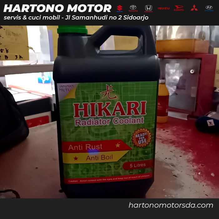 Jual HIKARI RADIATOR COOLANT 5 LITER UNIVERSAL | Shopee Indonesia