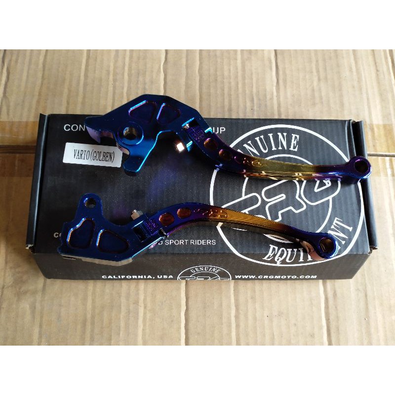 Jual handle stelan lipat CRG two tone beat karbu vario 110 old ful cnc | Shopee Indonesia