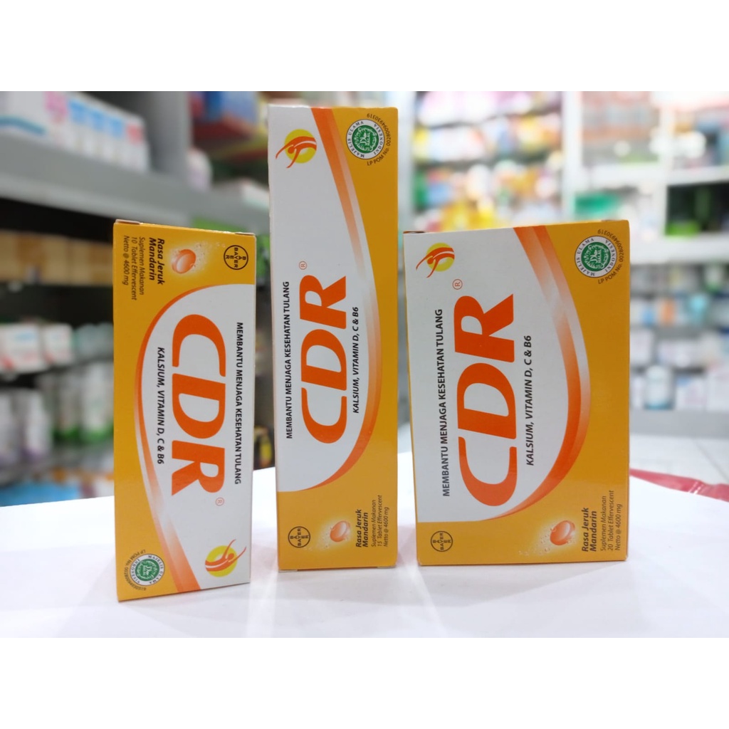 Jual CDR Effervescent 10 Tablet, 15 tablet, 20 tablet | Shopee Indonesia