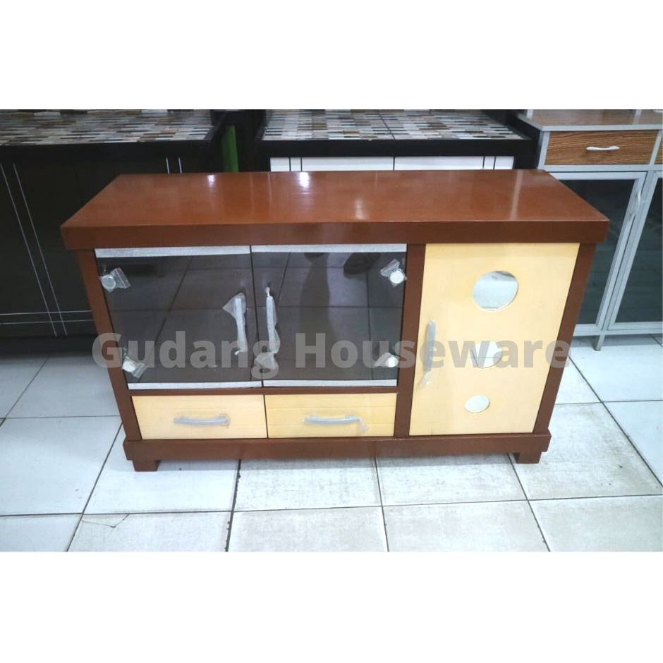 Jual Lemari Buffet TV Fanella | Bufet TV | Rak Bufet Tingggi | Bufet ...