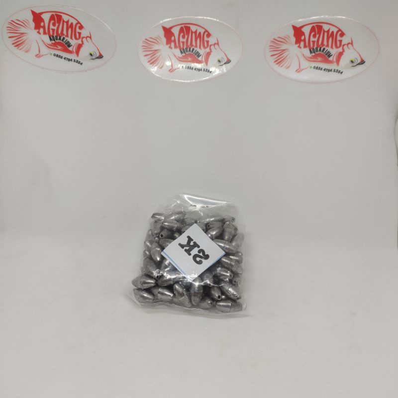 Jual Timah timbel pemberat mancing pancing no 2k | Shopee Indonesia