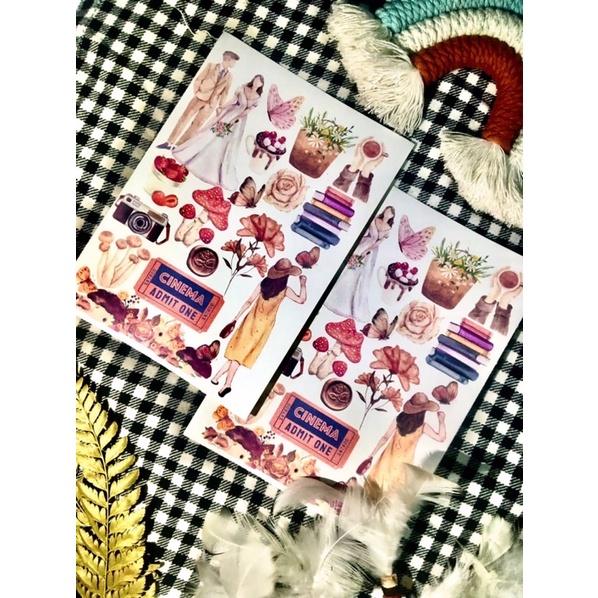 Jual sticker journal aesthetic sticker journaling stickers aesthetic ...