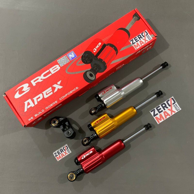 Jual Steering Damper Stabilizer Stang RCB Racing Boy Original APEX 80mm ...