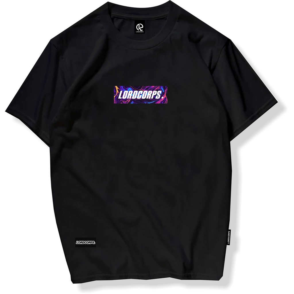 Jual Kaos distro pria wanita Lordcorps art Dominasi T-shirt Hitam ...