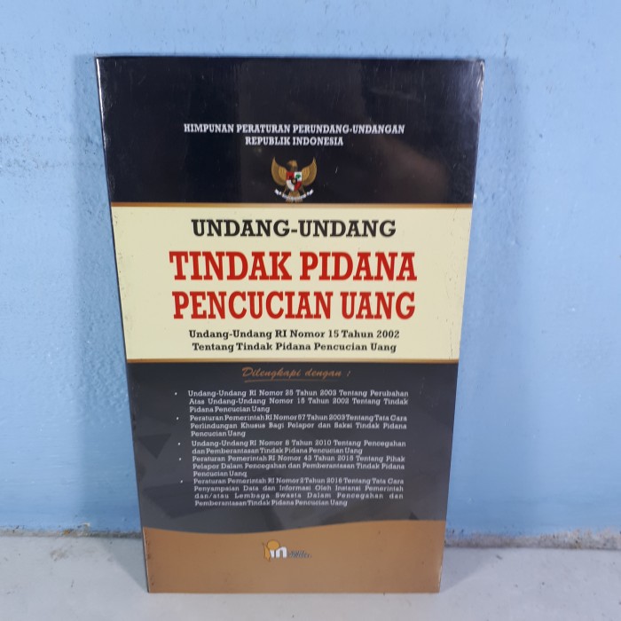 Jual UNDANG UNDANG TINDAK PIDANA PENCUCIAN UANG | Shopee Indonesia