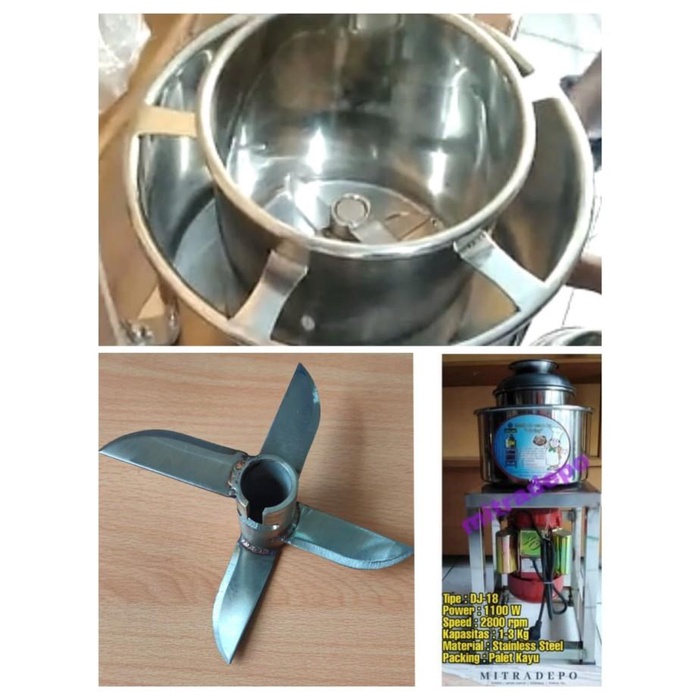Jual Gilingan Daging Sparepart Pisau Mesin Adonan Bakso Daging Dj 18 ...