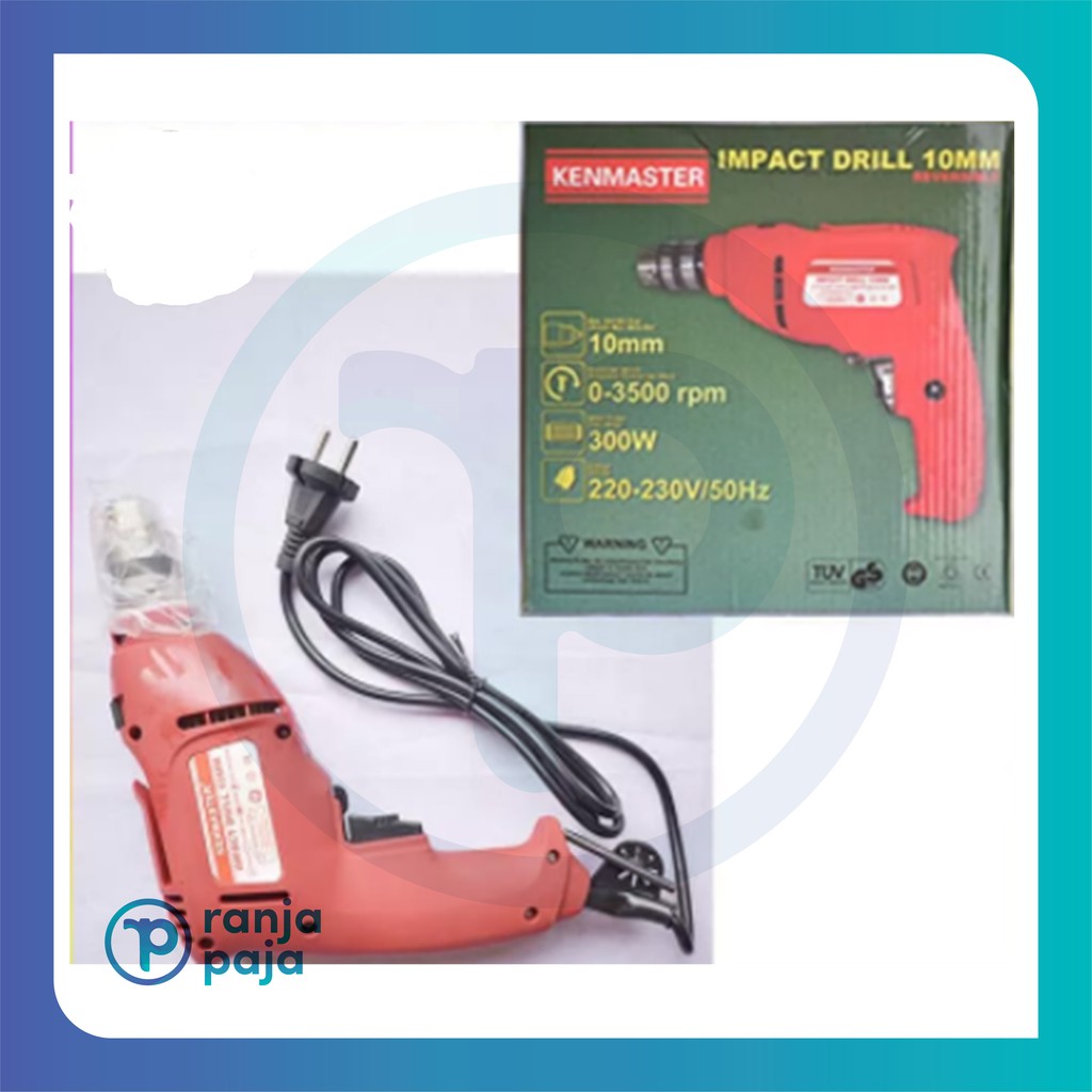 Jual Mesin Bor Kenmaster 10 mm Reversible (Impact Drill) | Shopee Indonesia