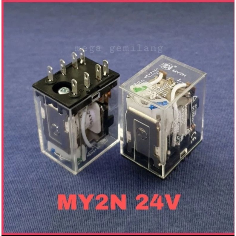 Jual relay my2n DC 24V 5A 8 pin ZN (10pcs) | Shopee Indonesia
