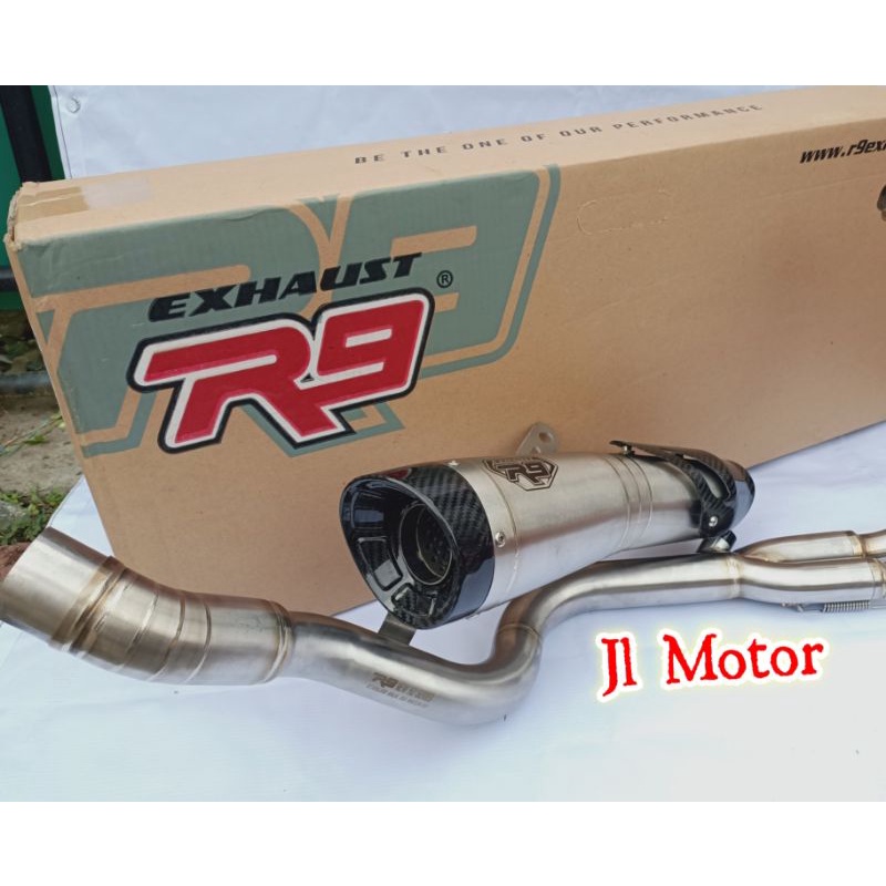 Jual ( OBRAL JUAL RUGI )Knalpot R9 GP H2 SS Alpha Series Vixion New ...