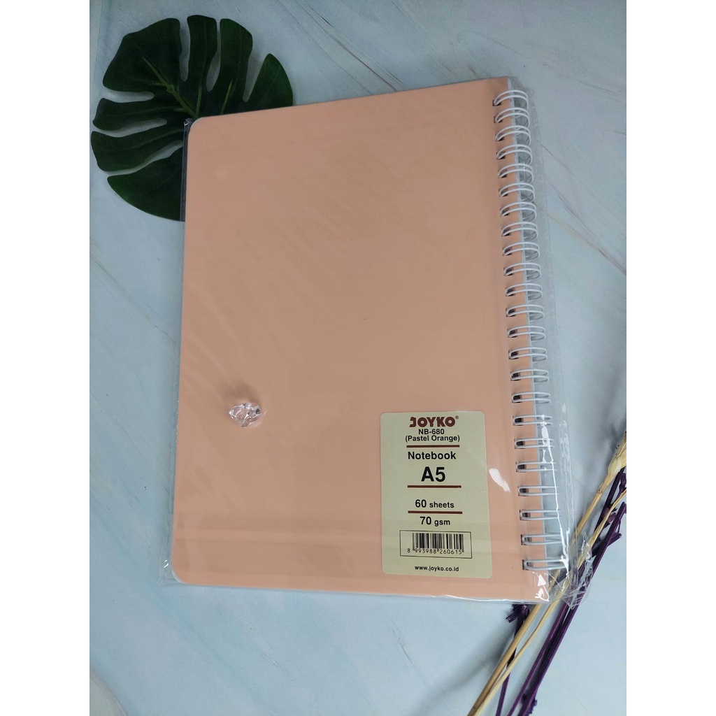 Jual NOTEBOOK / NOTEPAD / BUKU CATATAN SPIRAL A5 JOYKO 60 LEMBAR WARNA ...