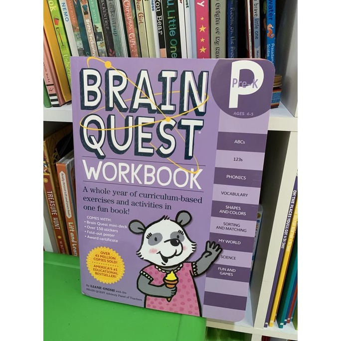 Jual Brain quest workbook pre-k Lc | Shopee Indonesia
