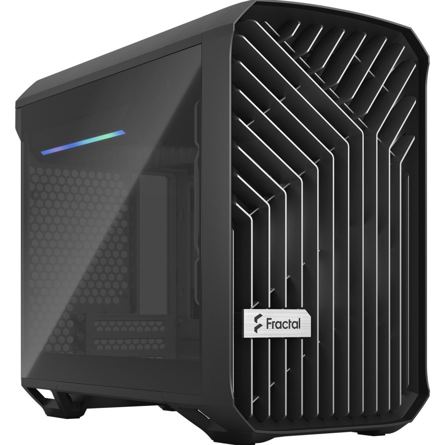 Jual FRACTAL TORRENT NANO BLACK TG DARK TINT PC CASE CASING GAMING ...