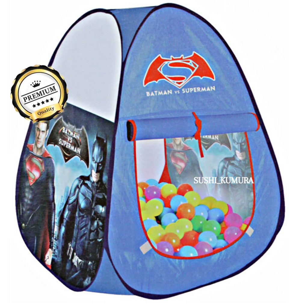 Jual TENDA ANAK SEGITIGA BATMAN - TENDA MANDI BOLA | Shopee Indonesia
