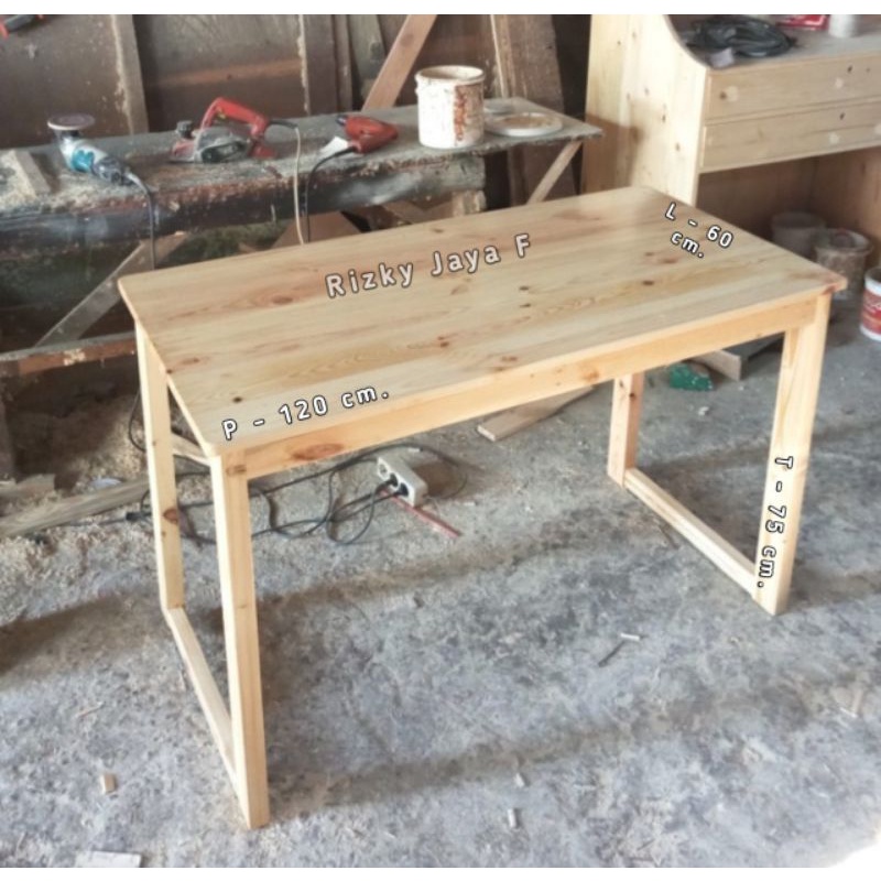 Jual jual meja cafe meja makan meja resto meja warung jati belanda | Shopee Indonesia