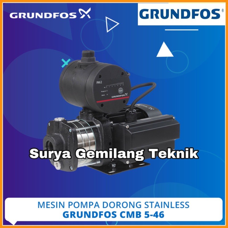 Jual POMPA GRUNDFOS CMB 5-46 PM2 POMPA BOOSTER PUMP | Shopee Indonesia