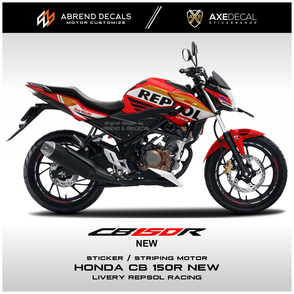 Jual Striping Honda CB 150R New Repsol Racing / Stiker Motor CB 150 ...