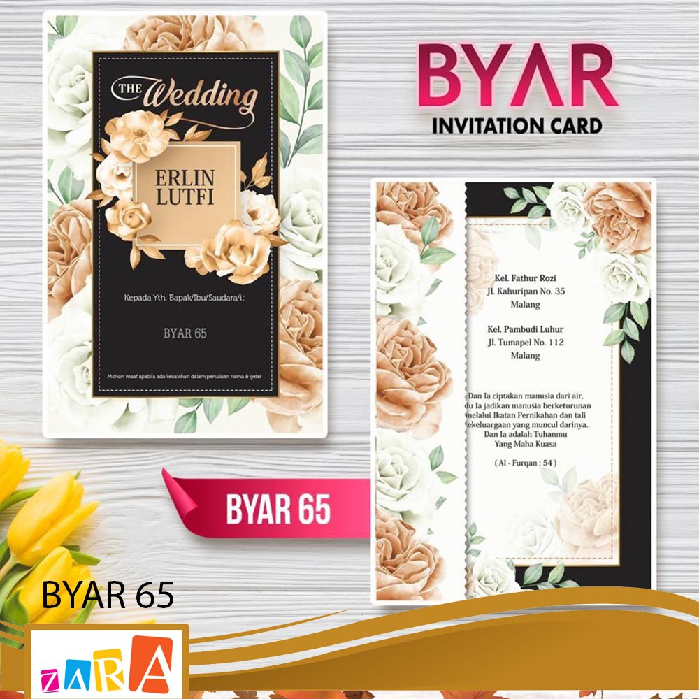 Jual Blangko Undangan BYAR 65 Harga Murah Grosir | Shopee Indonesia