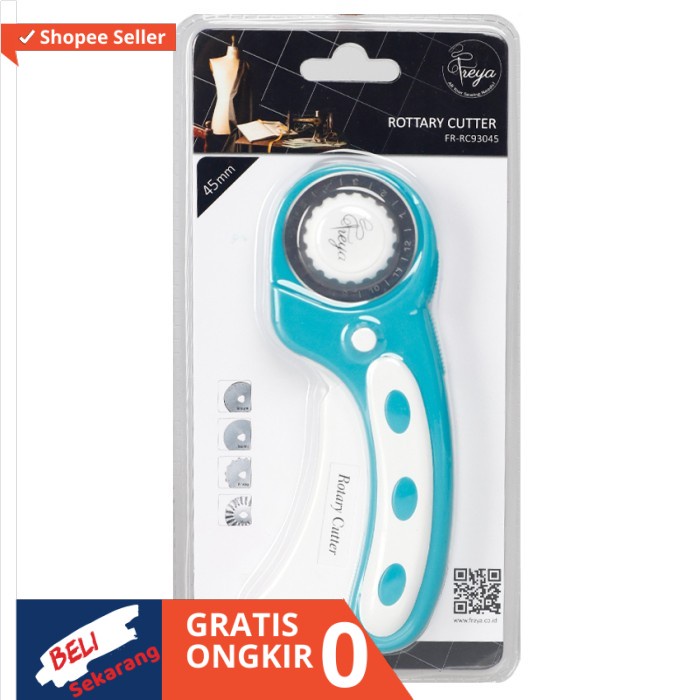 Jual Alat Potong Bahan Kain Rotary Cutter 450mm FREYA Best Quality ...
