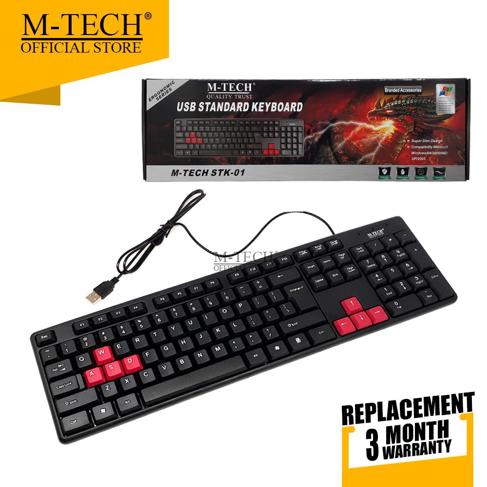Jual KEYBOARD USB MTECH STANDART | Shopee Indonesia