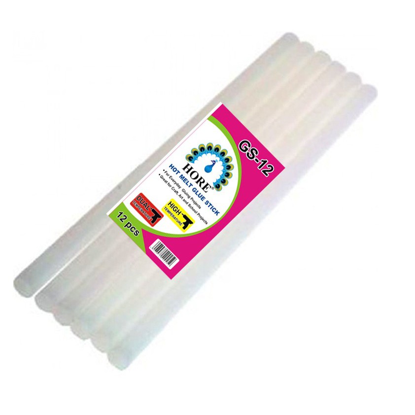 Jual LEM LILIN HORE BESAR PUTIH ISI 12PCS / REFILL LEM TEMBAK (621 ...