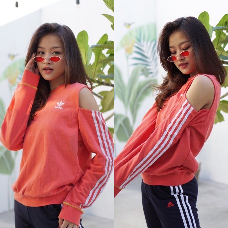 Jual ADIDAS SWEATER CUT OUT ORIGINAL 100% | Shopee Indonesia