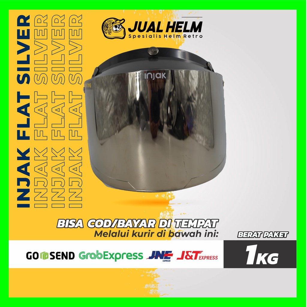 Jual Kaca Visor Injak Flat Datar ORIGINAL 100% | Kaca Bogo | Kaca Retro ...