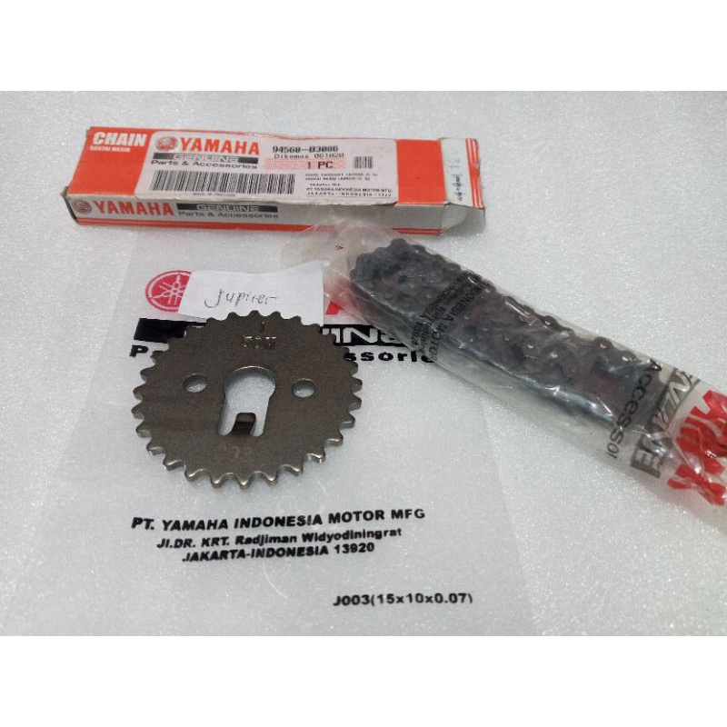 Jual gear gigi timing gir pemggerak noken as kamprat set rantai mesin ...