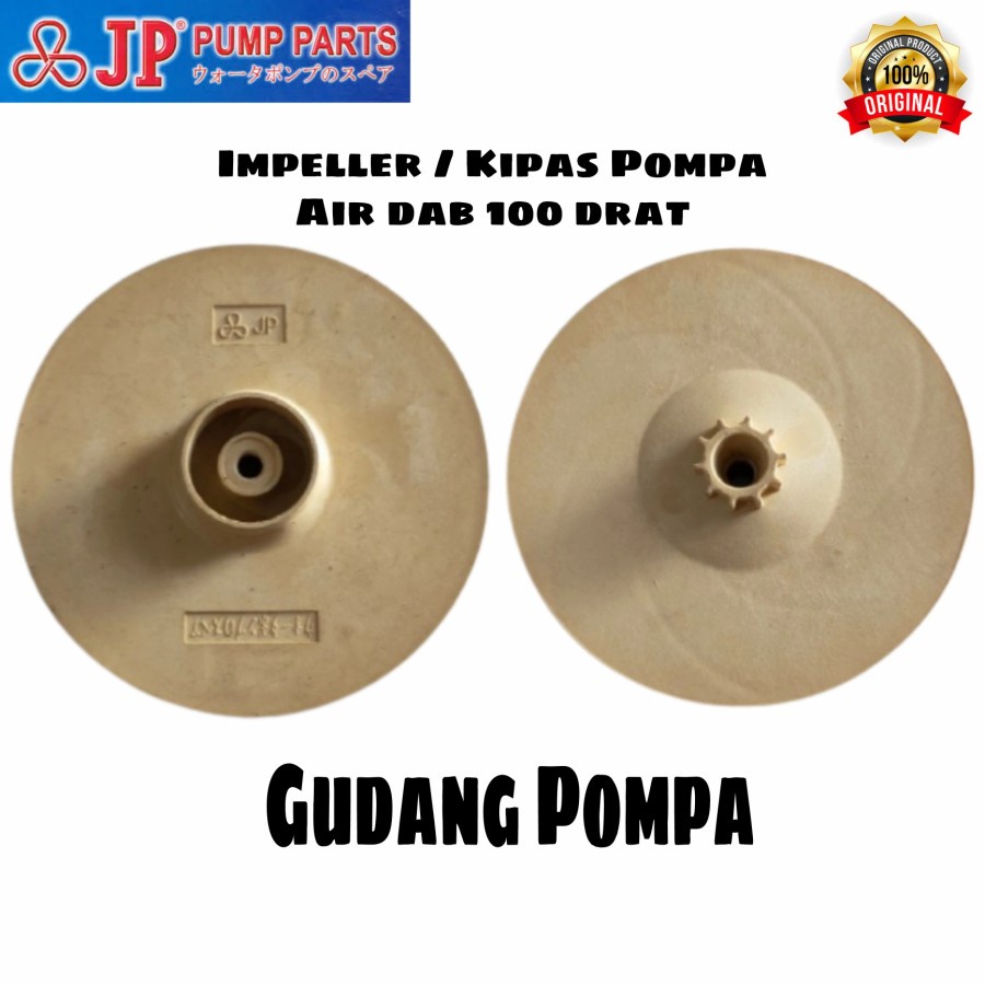 Jual impeller / Kipas Pompa Air Semi Jet DAB 100 Drat - Spare part Pompa Air | Shopee Indonesia