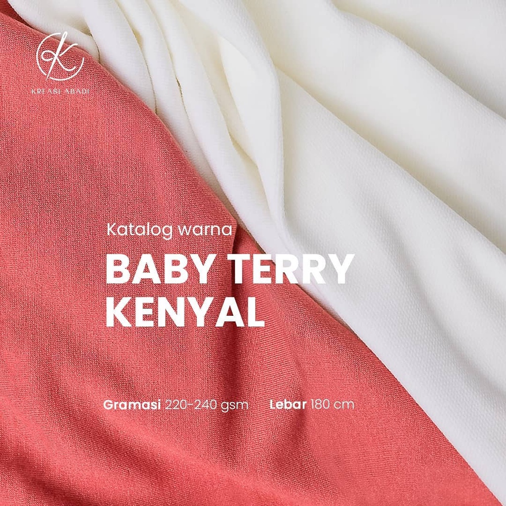 Jual Kain Baby Terry Kenyal | Gramasi 230gsm | Shopee Indonesia