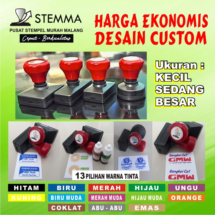 Jual Stempel Custom Murah I Stempel flash warna I Flash Stamp I Stempel Otomatis Tanpa Bantalan ...