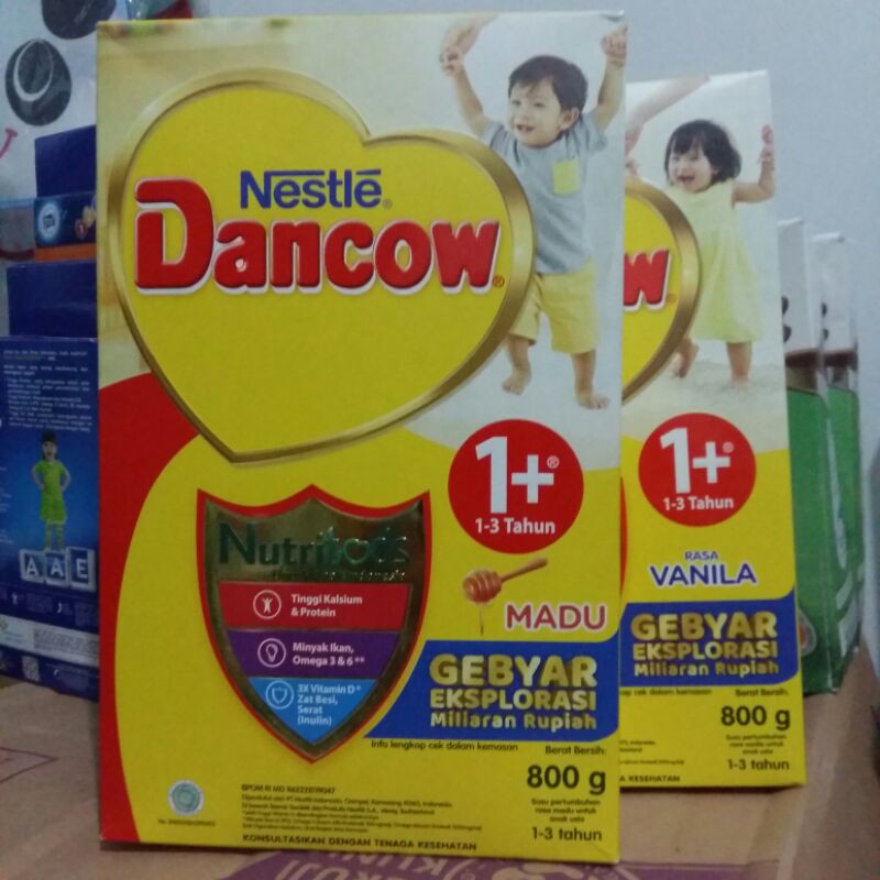 Jual Nestle Dancow 1+ Nutritods Rasa Madu / Vanila 800 gr dan 1000 gr ...