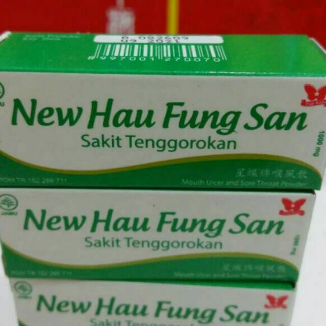 Jual New Hau Fung San - Obat Sariawan Herbal China - kemasan baru ...