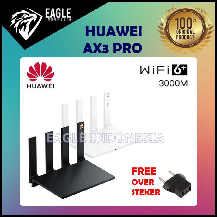 Jual (Termurah) Huawei Ax3 Pro Wifi 6+ Mesh Gigabit 3000Mbps Wireless Router | Shopee Indonesia