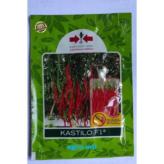 Jual Benih cabe keriting KASTILO F1 isi 2000btr dari Panah Merah ...