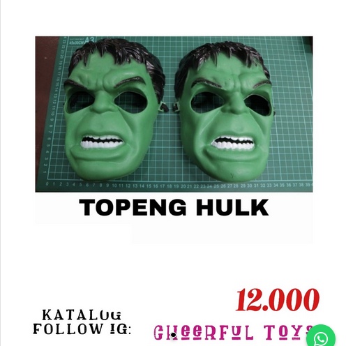 Jual MAINAN TOPENG ULTRAMAN/topeng hulk/topeng spiderman/ TOPENG ANAK ...