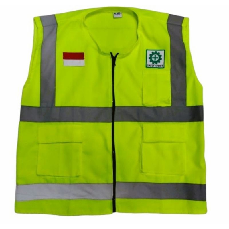 Jual rompi safety rompi kerja bahan drill/rompi proyek | Shopee Indonesia