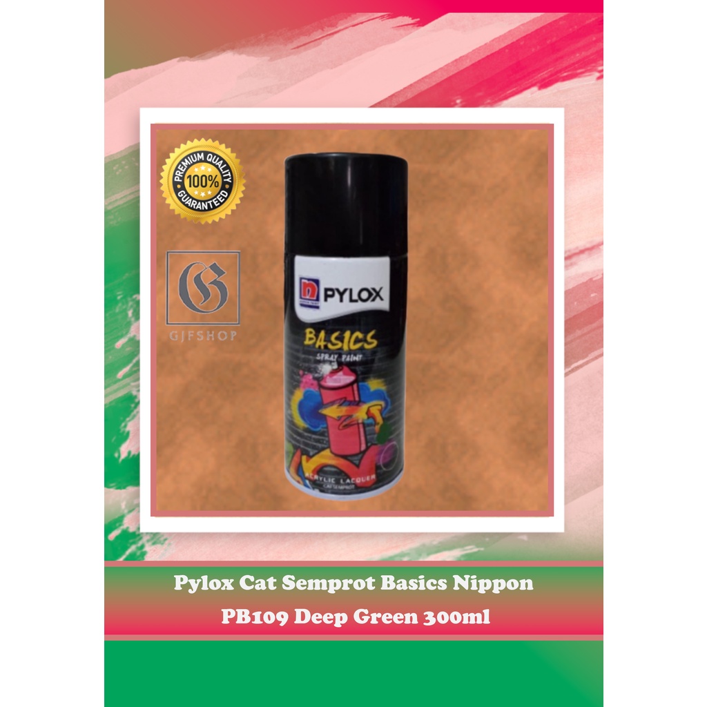 Jual Pylox Cat Semprot Basics Nippon PB109 Deep Green 300ml | Shopee ...