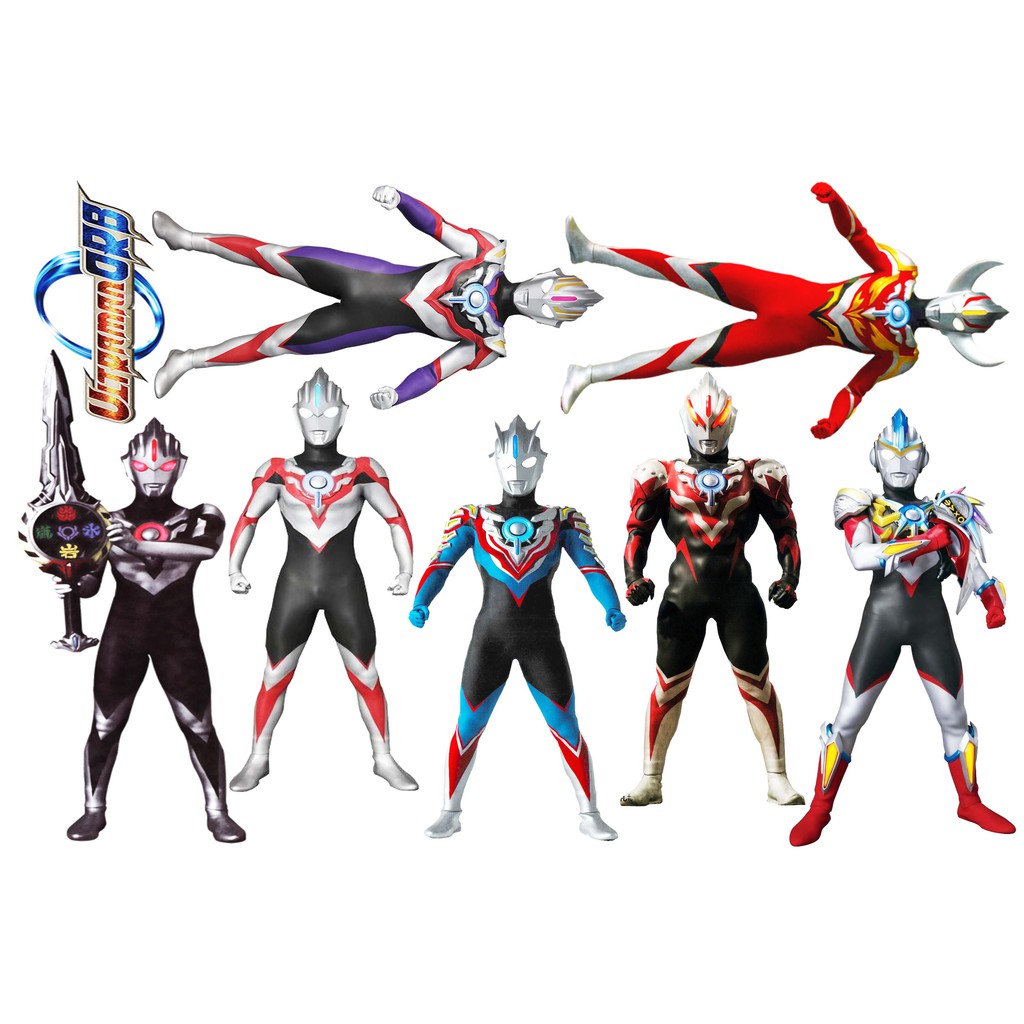 Jual ORB ULTRAMAN Sticker Dinding Size 9 cm vinyl white waterproof ...