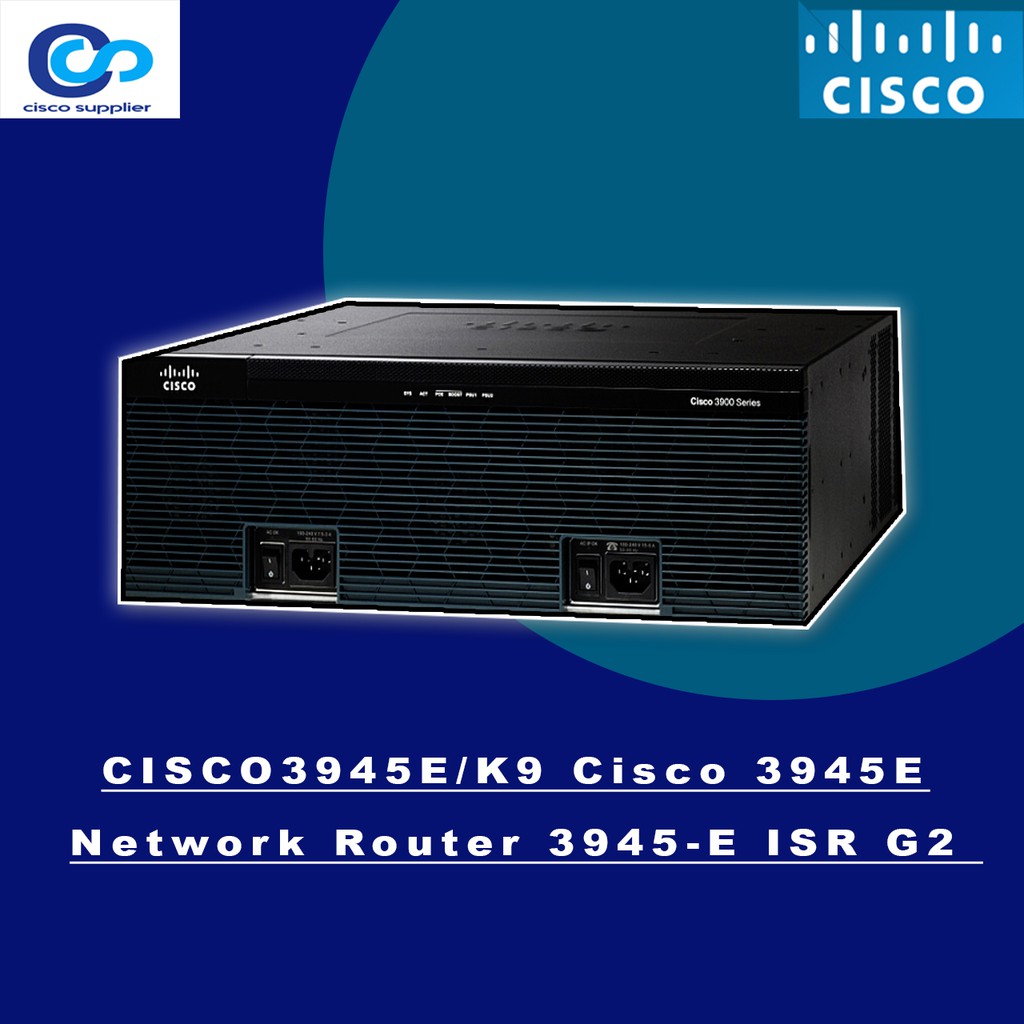 Jual CISCO3945E/K9 Cisco 3945E Network Router 3945-E ISR G2 | Shopee ...