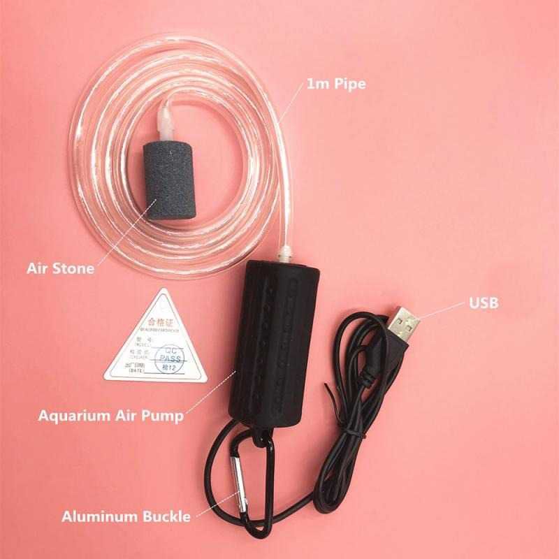 Jual Aerator Aquarium Mini USB - Aerator USB untuk Aquarium Meja + Batu ...