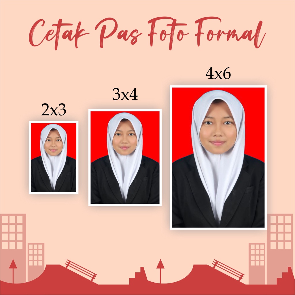 Jual Cetak Pas Foto Formal | Shopee Indonesia