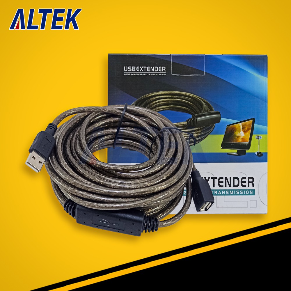 Jual (READY) Kabel USB 2.0 Extender 10 Meter/ Extender Cable USB 2.0 ...