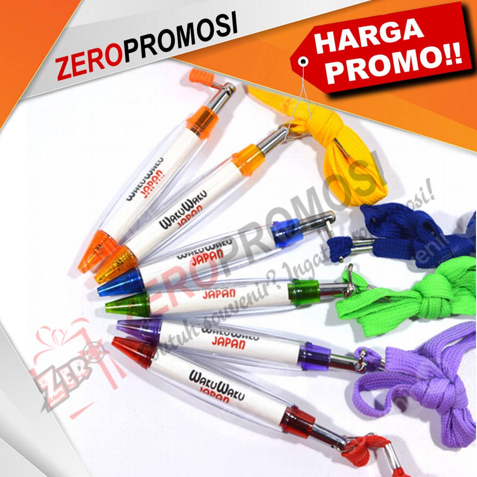 Jual Souvenir Pulpen Insert Sticker Pen Cabe Tali Promosi | Shopee ...